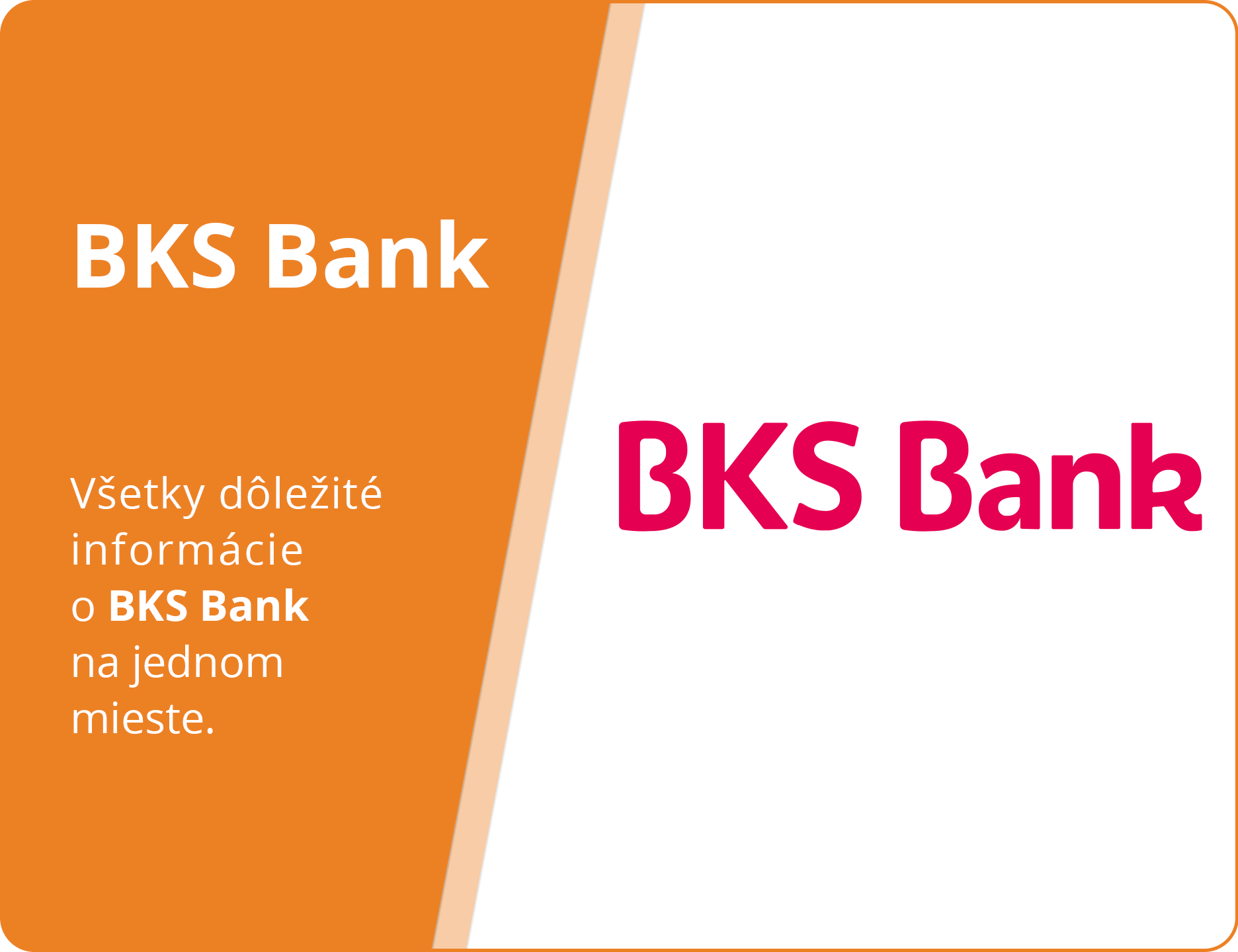 BKS Bank - FinGO.sk