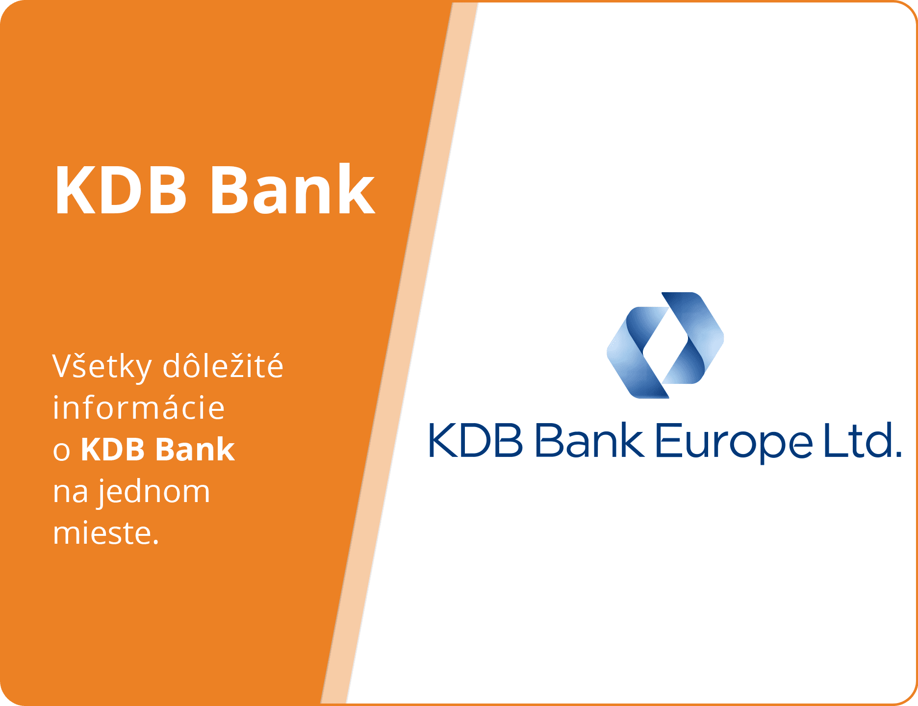 KDB Bank - FinGO.sk